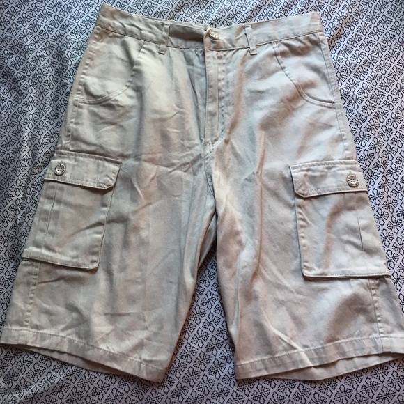 Galaxy By Harvic | Shorts | Galaxy By Harvic Khaki Cargo Shorts | Poshmark